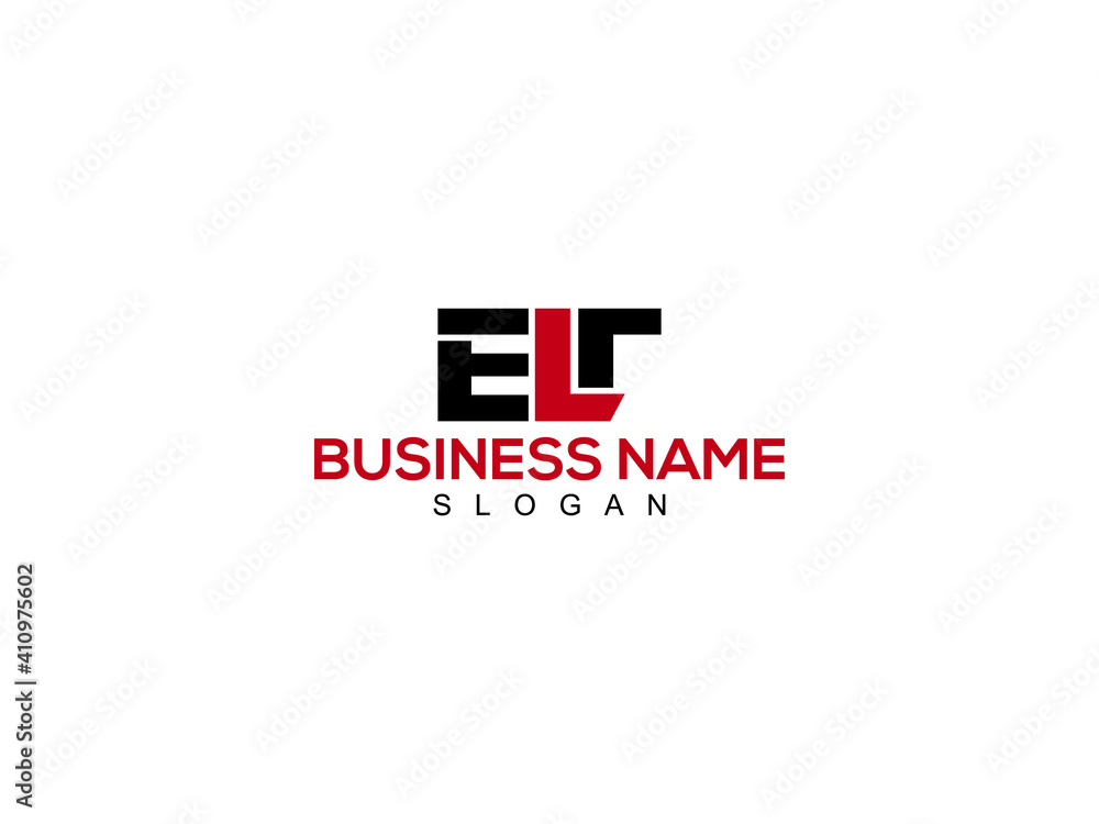 Colorful ELT Letter Logo Image Stock Vector | Adobe Stock