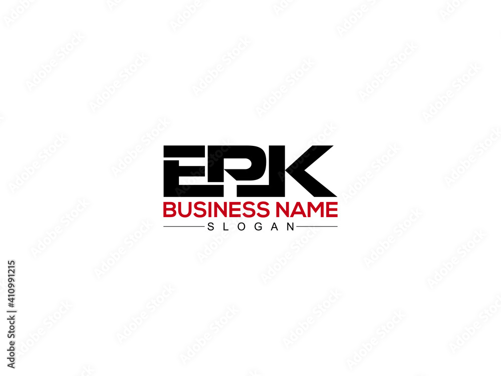 EPK Logo And Illustrations Design For Business Stock Vector | Adobe Stock