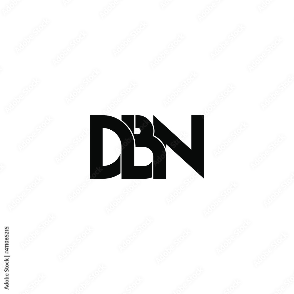 dbn letter original monogram logo design Stock Vector | Adobe Stock