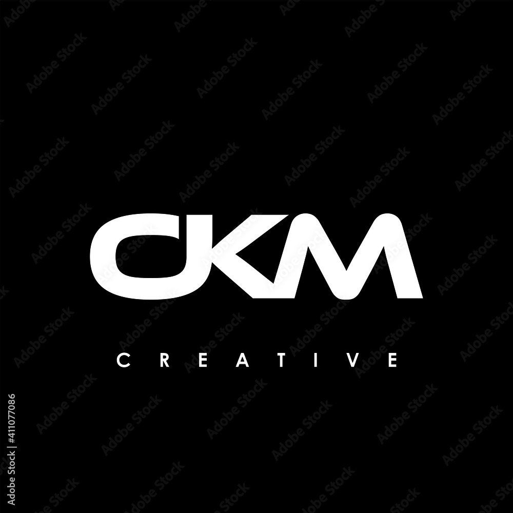 OKM Letter Initial Logo Design Template Vector Illustration Stock ...
