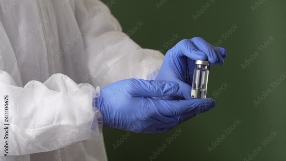 Science matters. Lab assistant in personal protective equipment or PPE ...