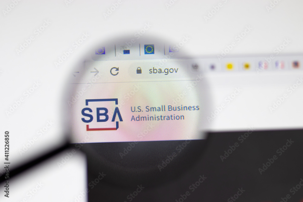 Los Angeles, USA - 1 February 2021: US Small Business Administration ...