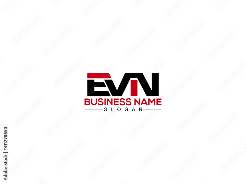 EVN Letter and templates design For Your Business Stock Vector | Adobe ...
