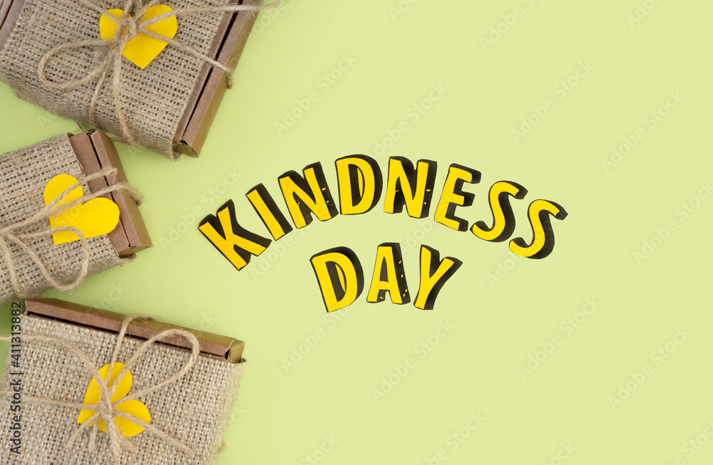 Happy Random Acts of Kindness Day February 17. paper letters Text ...