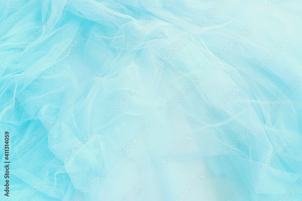 Vintage pastel blue tulle chiffon texture background Stock Photo ...