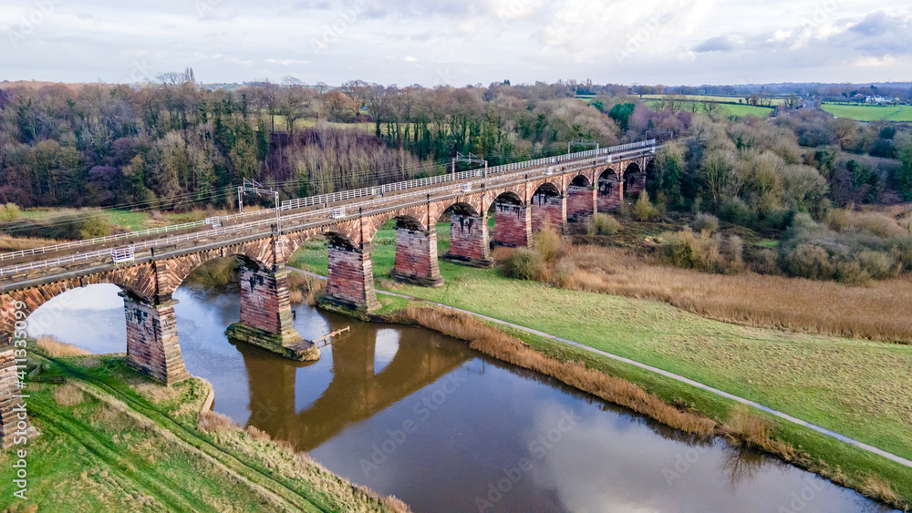 Dutton Viaduct is a railway viaduct on the West Coast Main Line where ...