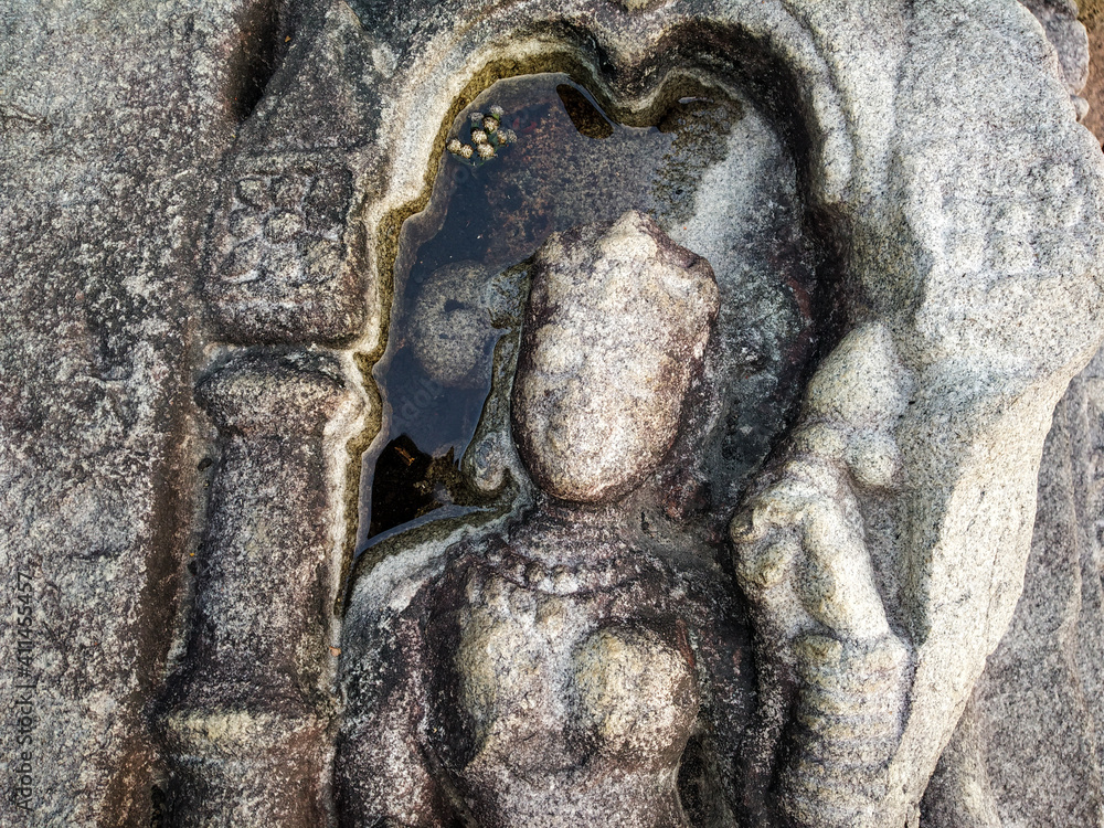 Beautiful interior of the Temple of Bamuni hill of Tezpur, India ...