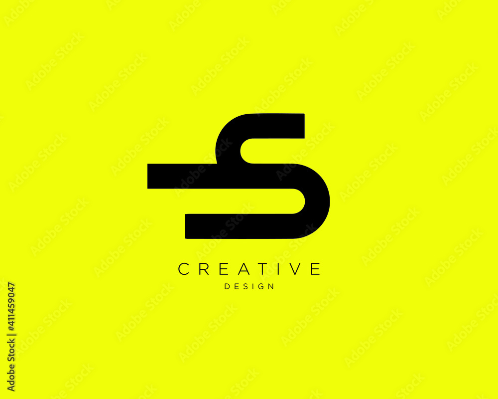 Creative and Minimalist Letter SD Logo Design Icon, Editable in Vector ...