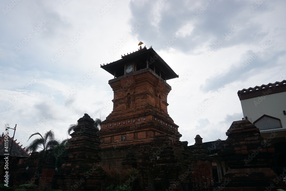 Kudus, 09.01.21; The holy tower is a historical building with an ...