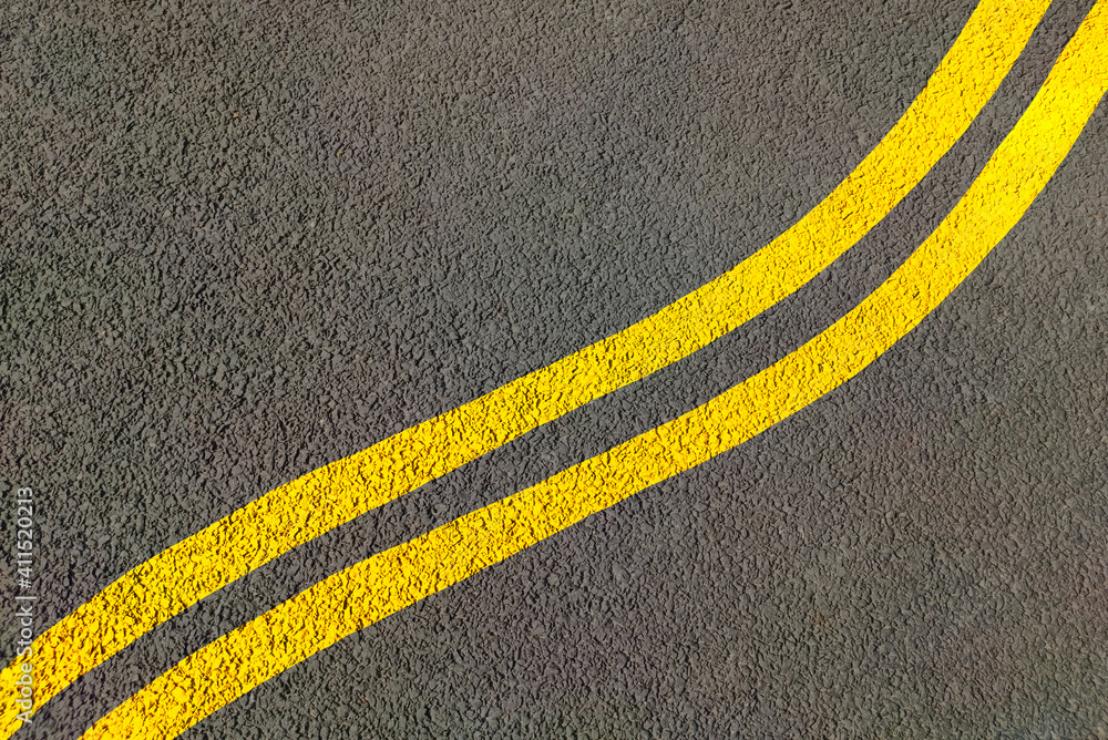 Man silhouette shape outline of dead body marked on road by chalk with ...
