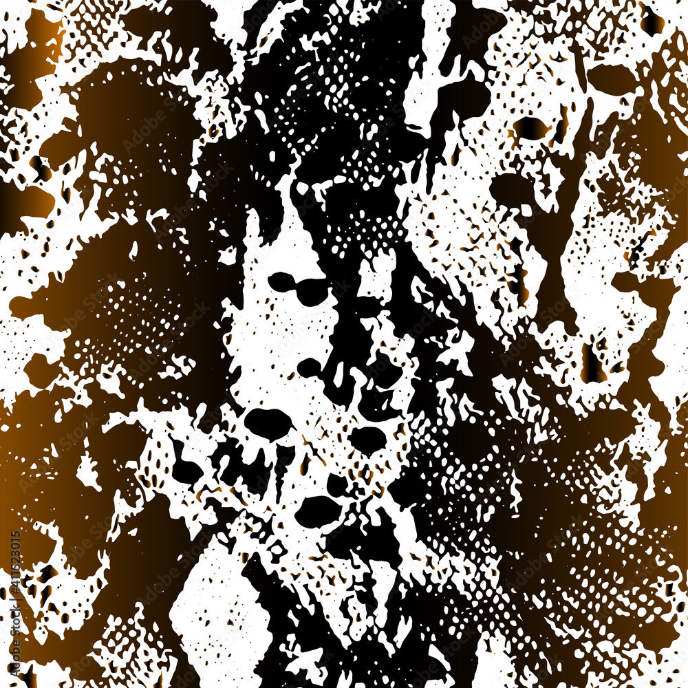 Full Seamless Snake Animal Skin Pattern Vector. Snake leather design ...