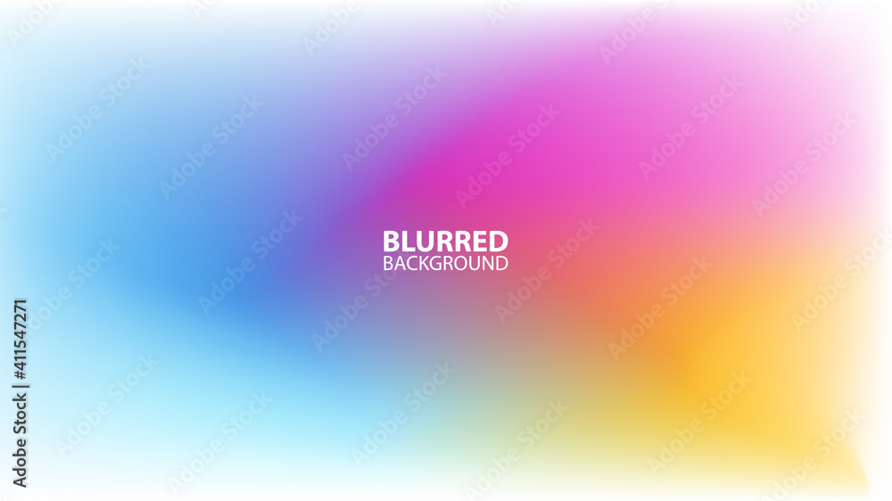 Blurred background with modern abstract blurred light color gradient ...