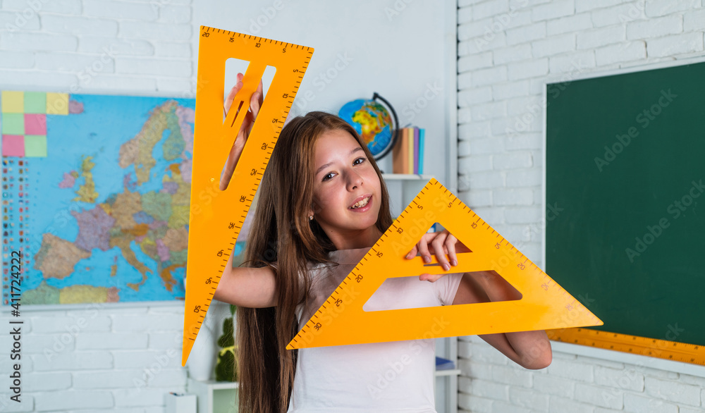 Geometry set. back to school. formal education in modern life. home ...