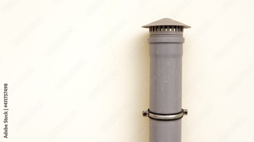 plastic ventilation pipe. Practical PVC rain cover for ventilation pipe ...