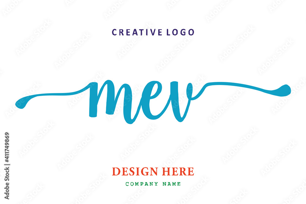 MEV lettering logo is simple, easy to understand and authoritative ...