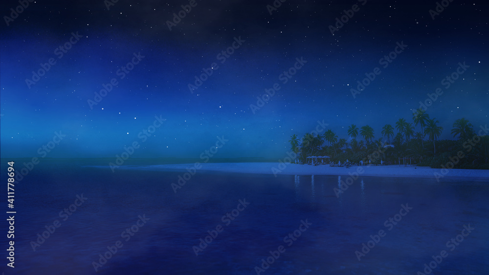 Beautiful Island Pictures At Night