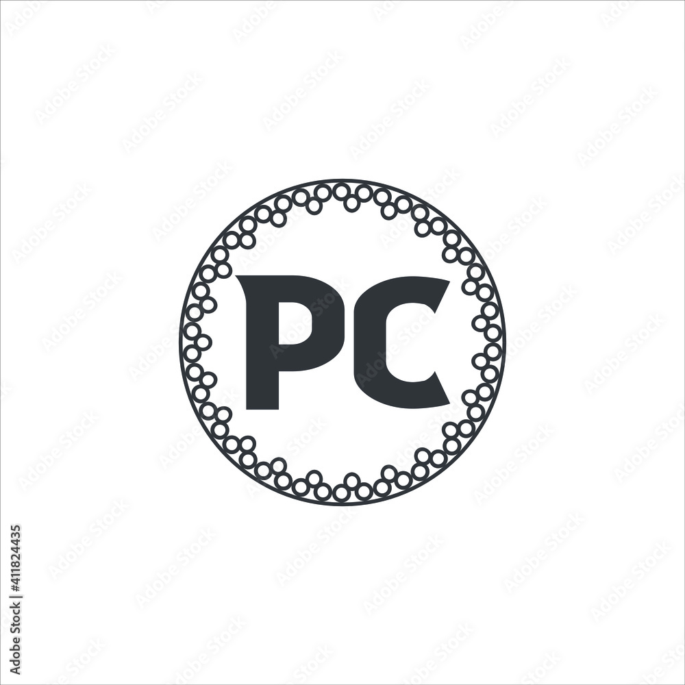 PC LOGO, PC ICON, PC VECTOR, PC LETTER, PC MINIMALIST, PC FLAT, PC ...