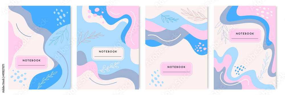 Сontemporary Abstract Cover page Templates Background modern futuristic ...