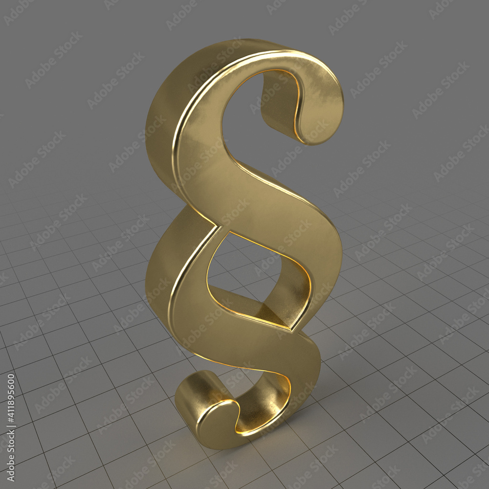 Law paragraph symbol 3D-Stockmedium | Adobe Stock