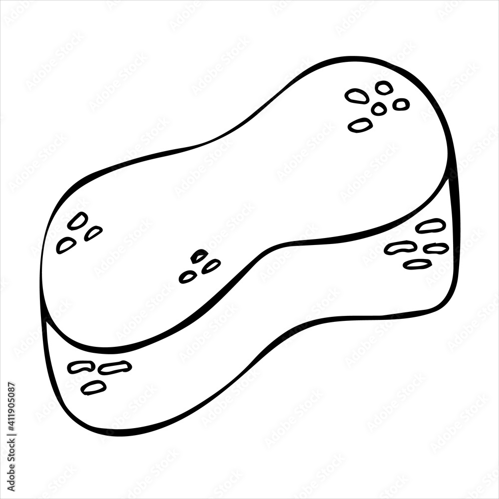 Cleaning Sponge Drawing