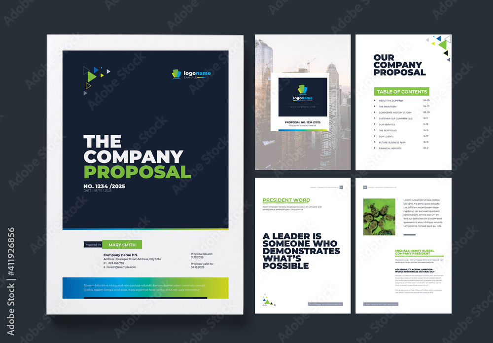 Corporate Project Proposal Layout Stock Template Adobe Stock corporate-project-proposal-layout-stock-template-adobe-stock