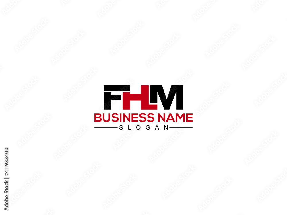 FHM Logo And Illustrations icon For Business Stock Vector | Adobe Stock