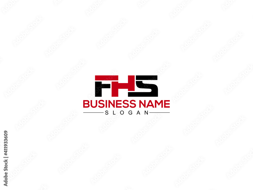 FHS Logo And Illustrations icon For Business Stock Vector | Adobe Stock