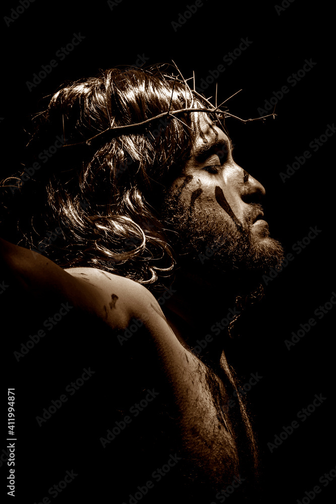 Jesus Christ crucified Stock Photo | Adobe Stock