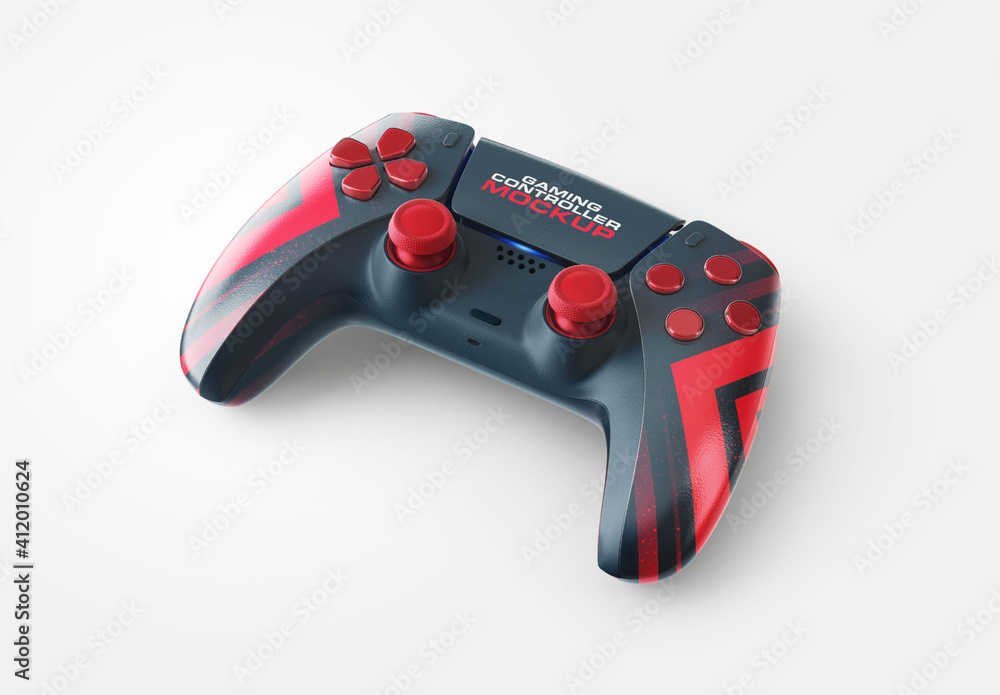 Gaming Console and Controller Mockup Stock Template | Adobe Stock