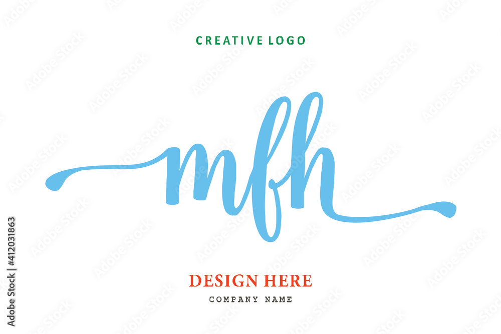 MFH lettering logo is simple, easy to understand and authoritative ...