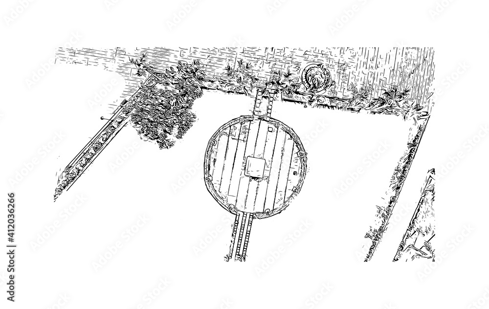 Building view with landmark of Cebu is the city in Philippines. Hand ...