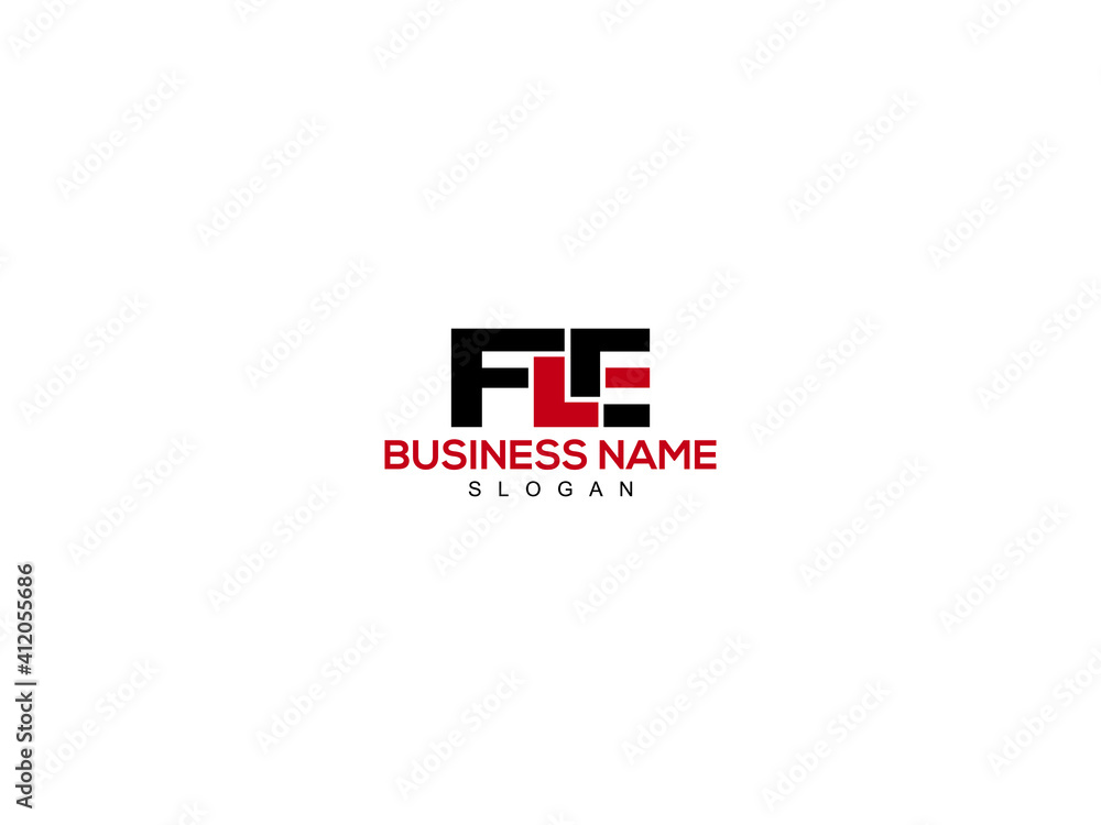 FLE Letter and templates design For Your Business Stock Vector | Adobe ...
