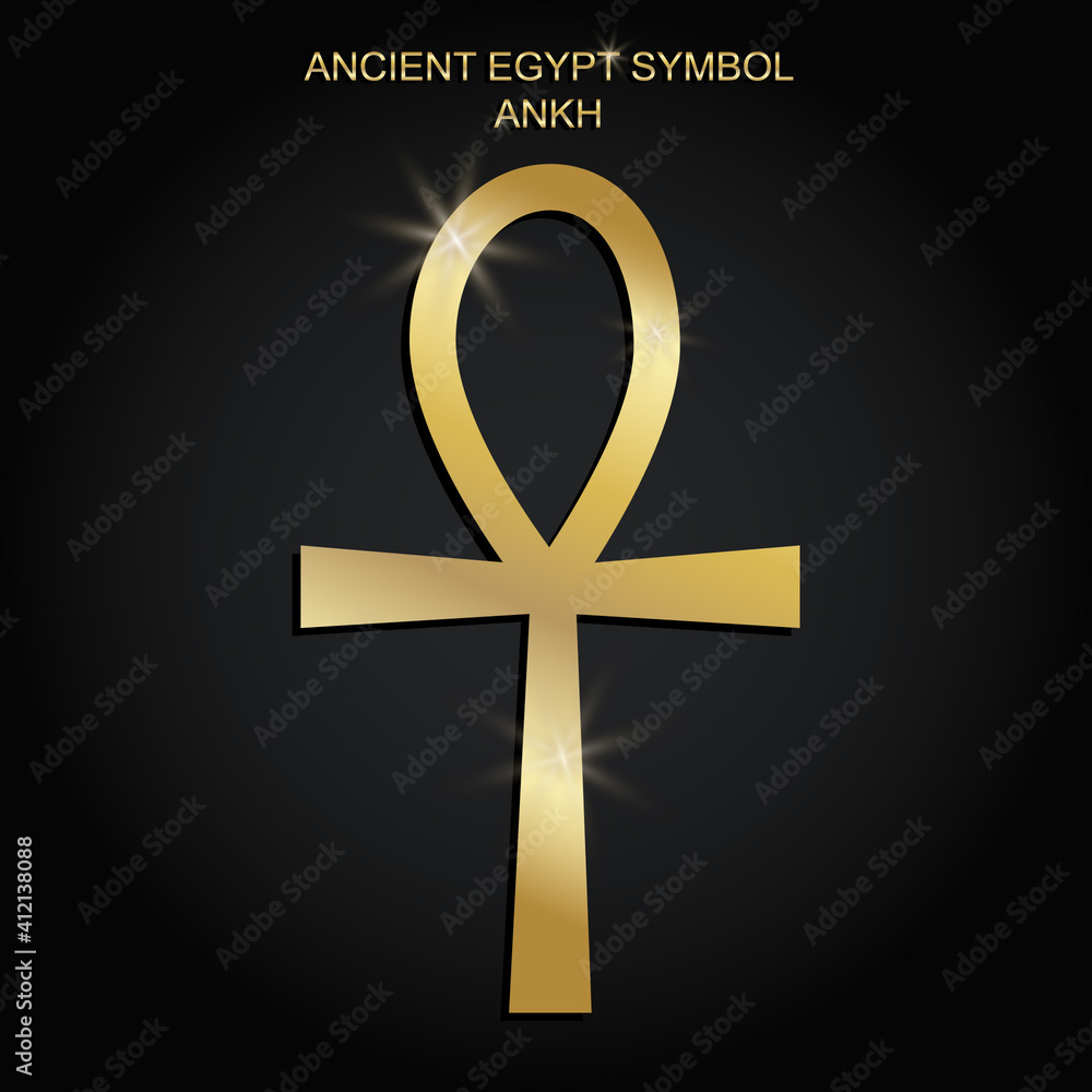 Ancient mystic Egyptian symbol. Egyptian paganism. Ancient Egyptian ...