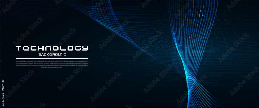 Abstract technology background with light effect. digital technology ...