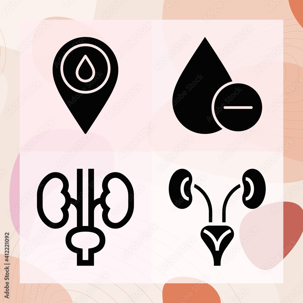Simple set of arteries related filled icons Stock Vector | Adobe Stock
