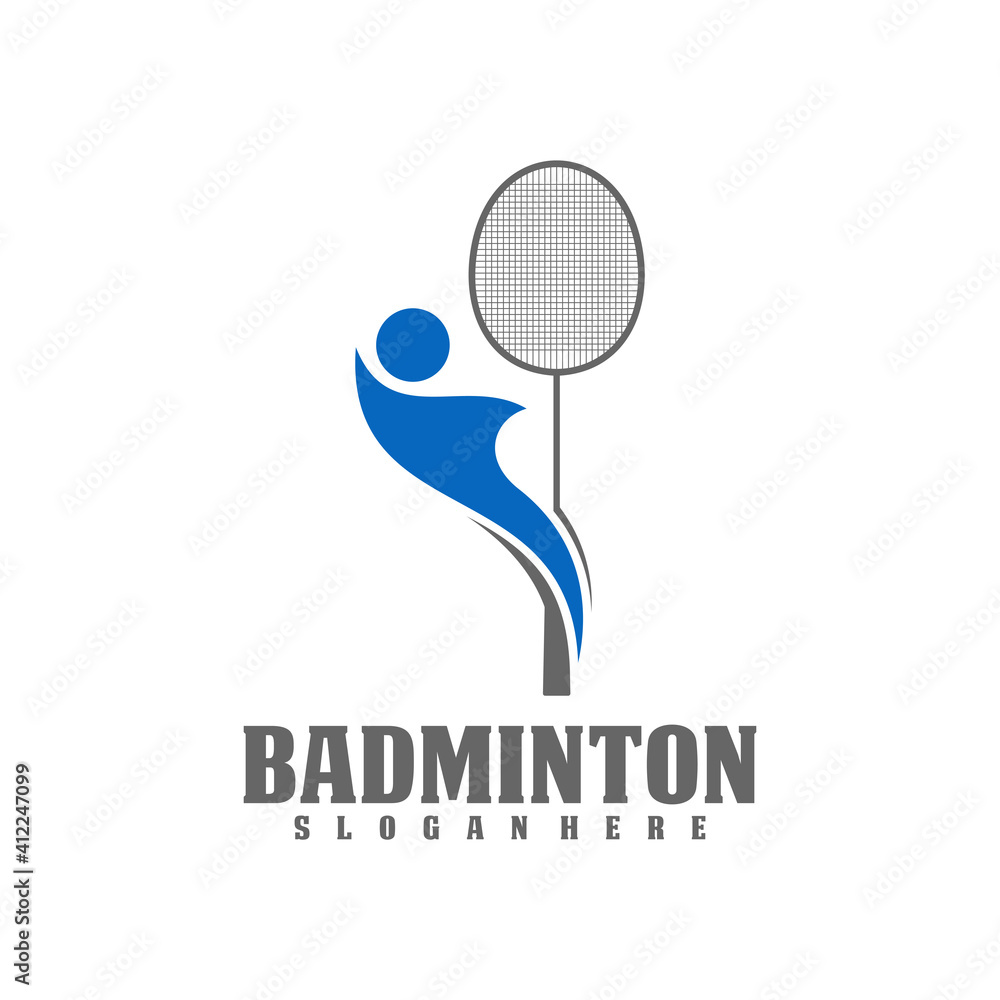 Professional Badminton Sports Team Championship Logo, Creative ...