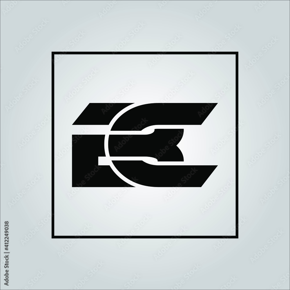 BC letter logo with white background. CB letter icon. BC letter design ...