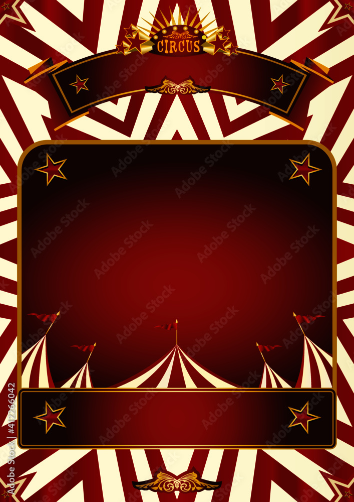 circus poster background A circus background for a poster with a frame ...
