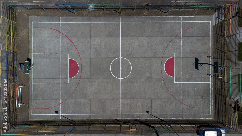 Cancha Baloncesto Stock Photo | Adobe Stock