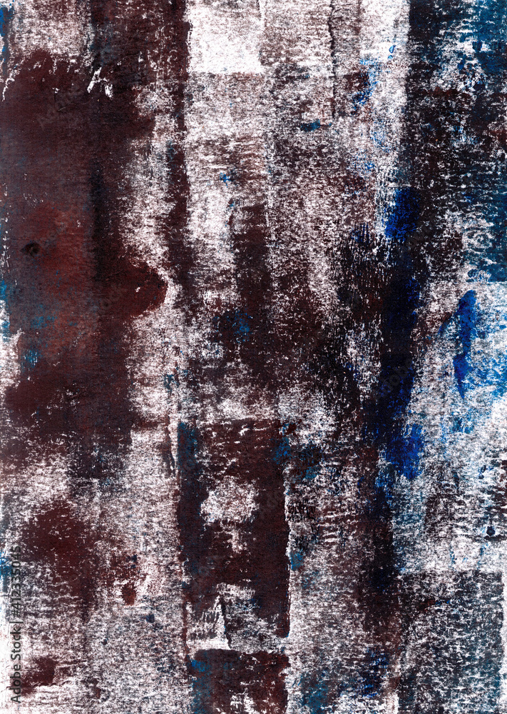 texture. paint roll using Monotypes technique Stock Illustration ...