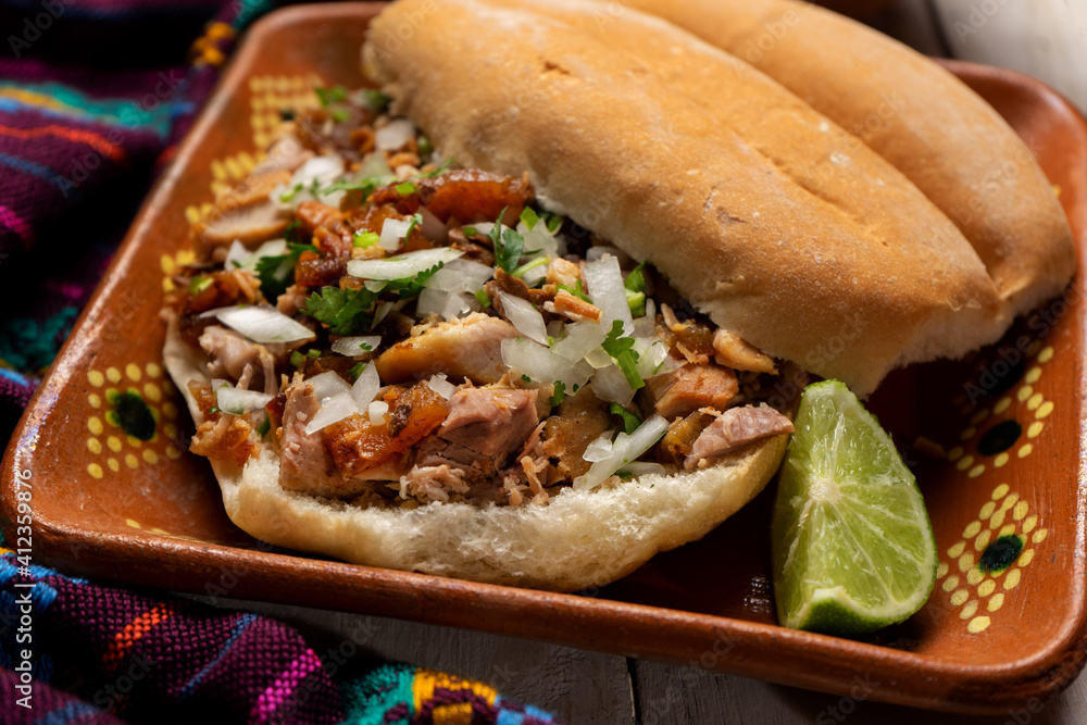 Carnitas Torta