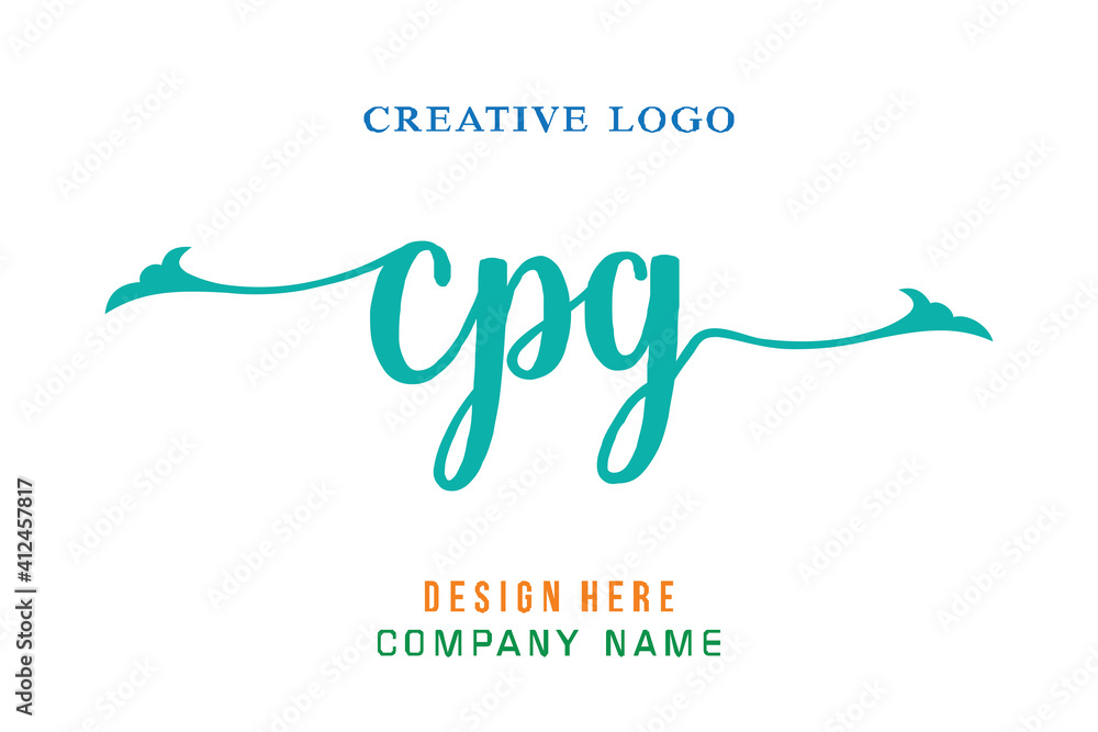 CPG lettering logo is simple, easy to understand and authoritative ...