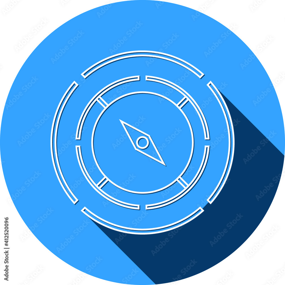 Compass icon. GPS Icon. Magnetic compass, indicator icon, east, west ...