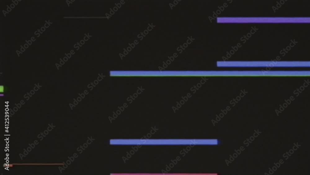 Vídeo do Stock: Glitch effect. Digital pixel color noise glitch effect ...