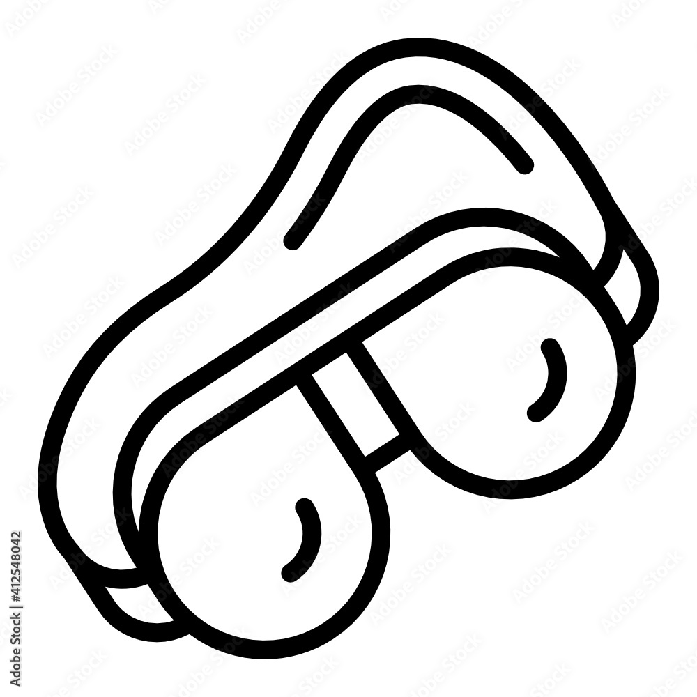 Eye Protection Goggles Concept, coronavirus prevention glasses Vector ...