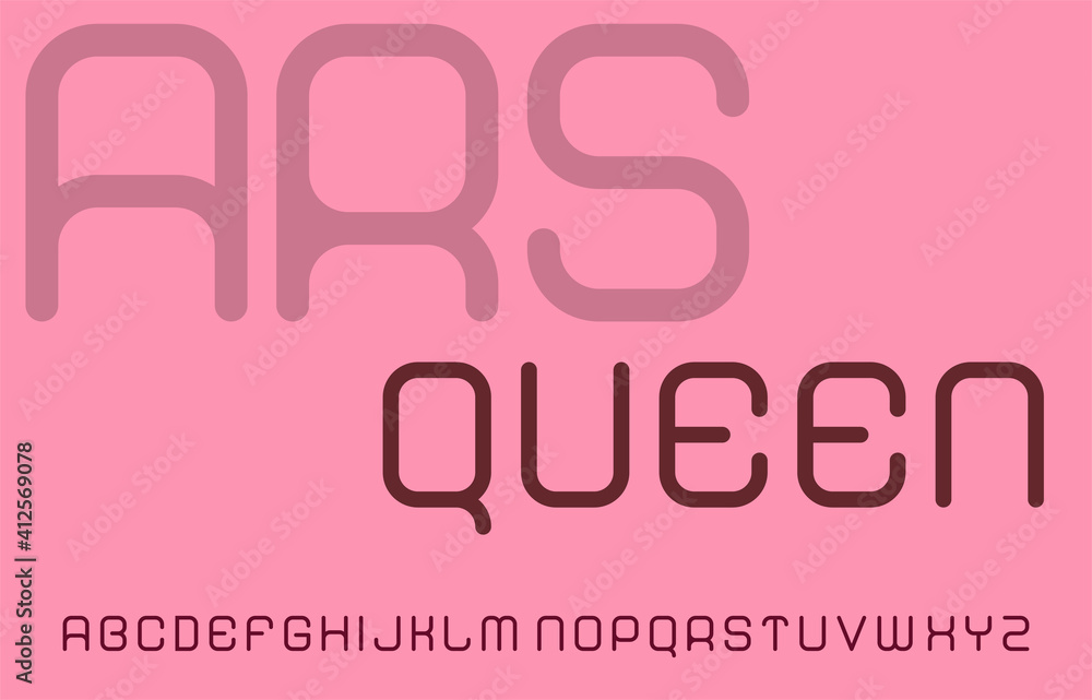 calligraphy alphabet capital lettering a to z font family Stock Vector ...