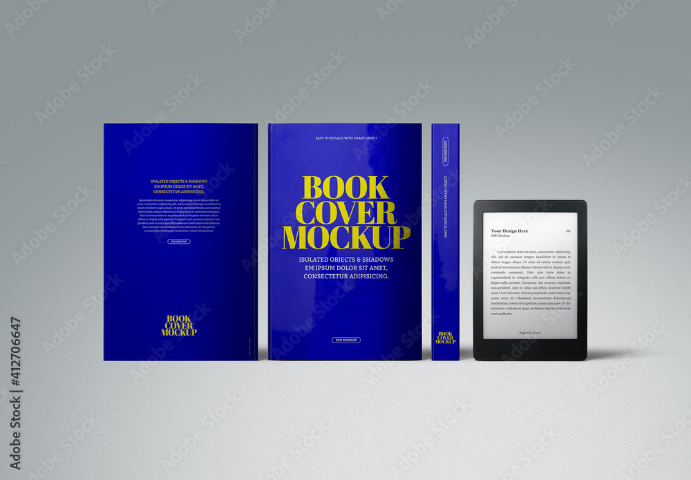 E-Book Reader Mockup Stock Template | Adobe Stock