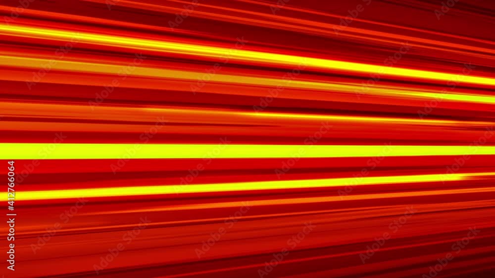 Abstract yellow orange red gradient anime speed lines moving. 4K Fast ...