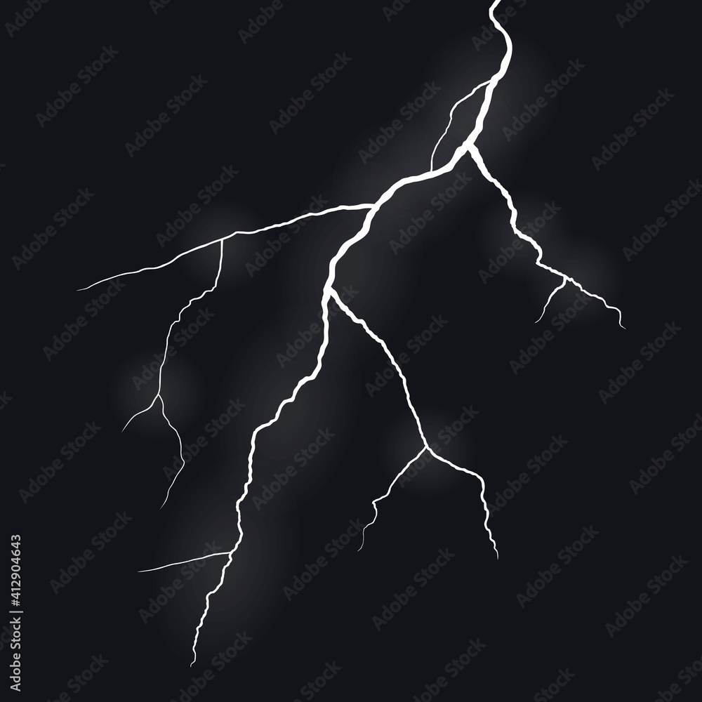 Lightning Bolt Black Background