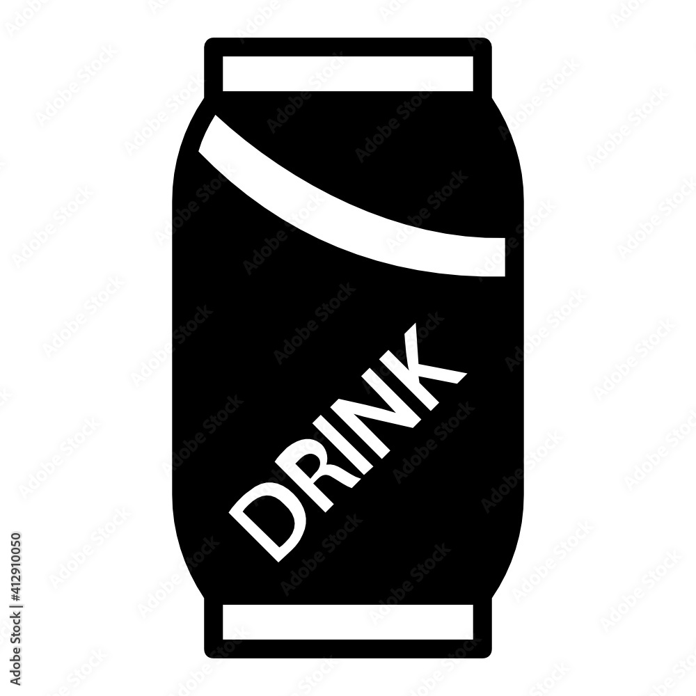 Drinking Pop Vector Icon Design, Addiction and bad habits symbols on ...